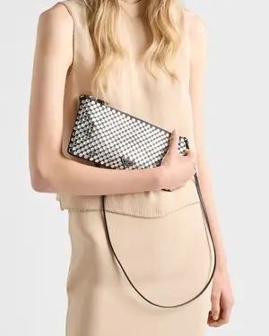Prada Small Satin And Shoulder Bag