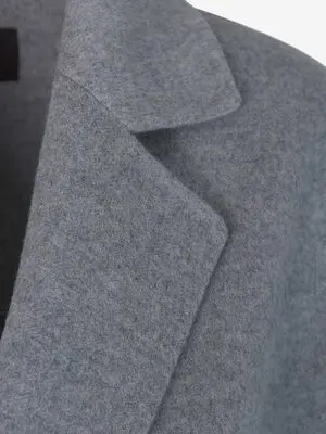 Loro Piana Logo Lapel Coat