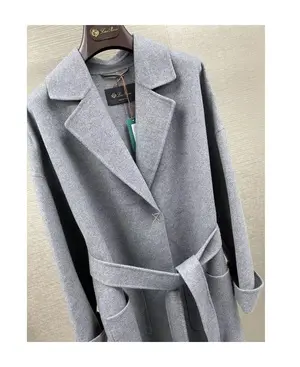 Loro Piana Logo Lapel Coat