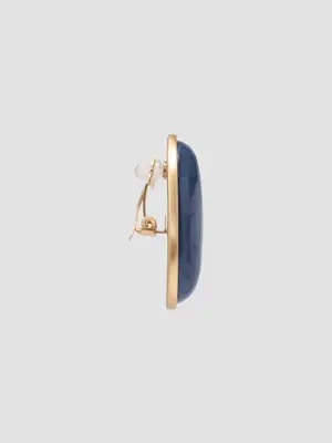 Cult Gaia Yusra Goldtone & Natural Stone Ring