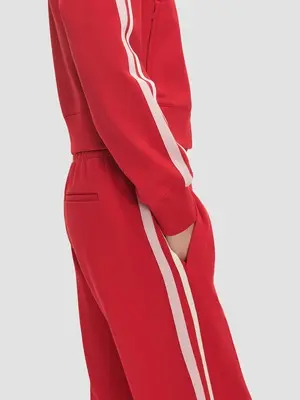 Rag & Bone Irina Ponte Track Pants - Red Multi
