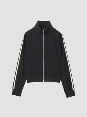 Rag & Bone Irina Ponte Track Jacket - Black Multi