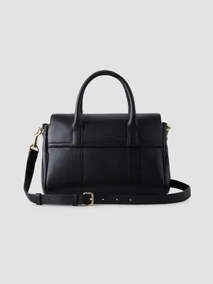 Mulberry Small Bayswater Leather Satchel - Black