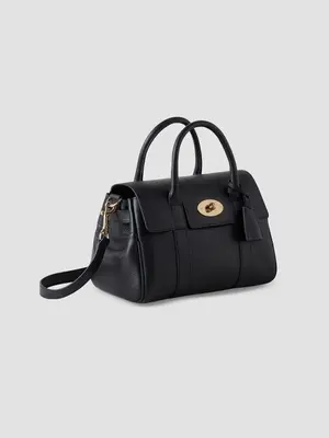 Mulberry Small Bayswater Leather Satchel - Black