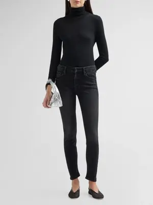 MOTHER The Looker Low-rise Skinny Jeans