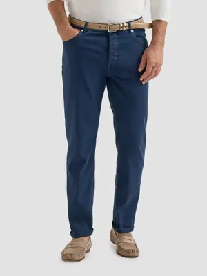 Brunello Cucinelli Gart-dyed Traditional Fit Jeans