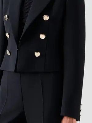 Akris Kesly Double-faced Wool Short Jacket