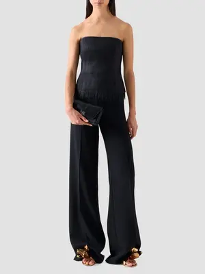 Akris Fiyuki Double-face Wool-blend Wide-leg Pants