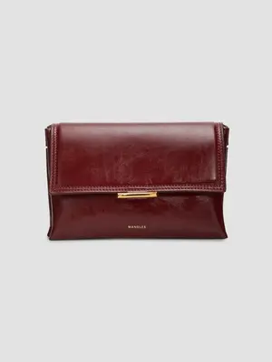 WANDLER Ida Trio Leather Clutch