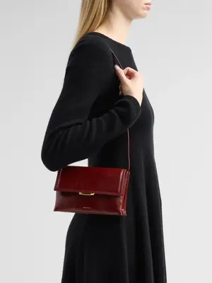 WANDLER Ida Trio Leather Clutch