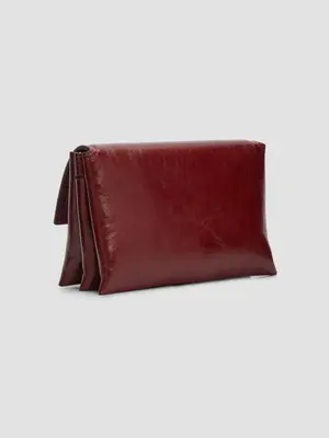 WANDLER Ida Trio Leather Clutch