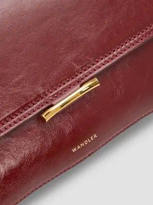 WANDLER Ida Trio Leather Clutch