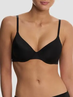 Natori Everfit Seamless Convertible T-shirt Bra - Black