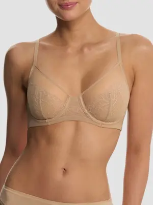 Natori Radiance Convertible Unlined Underwire Bra - Cafe