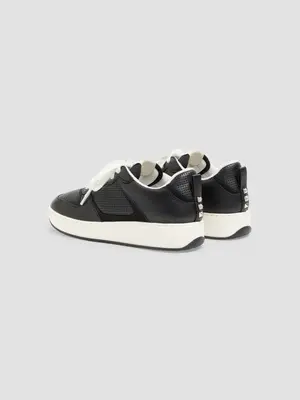 Valentino Garavani Riseone Sneakers In Nappa Calfskin - Black