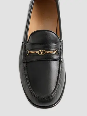 Valentino Garavani Etudiant Nappa Leather Loafers
