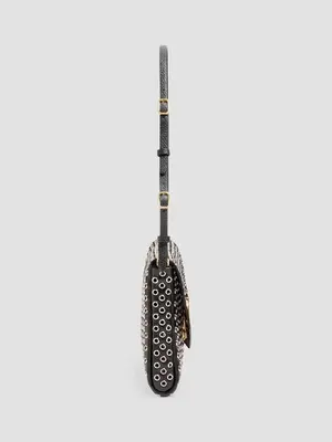 Valentino Garavani Devain Small Shoulder Bag With Eyelets