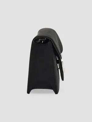 FERRAGAMO Double Gancio Mini Satin Convertible Shoulder Bag