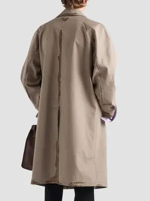 Prada Bonded Devoré Cotton Coat