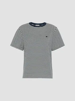 Max Mara Pure Cotton Jersey T-shirt - Navy