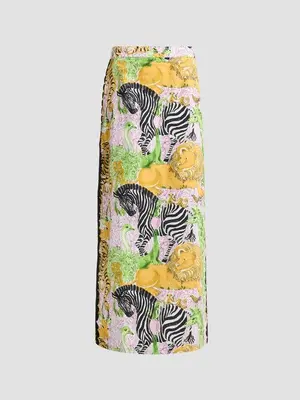 Lilly Pulitzer® Sanders Zoo Print Maxi Skirt - Multi Lilly Zoo