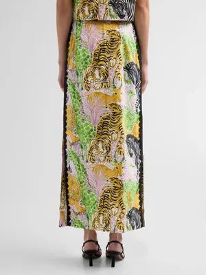 Lilly Pulitzer® Sanders Zoo Print Maxi Skirt