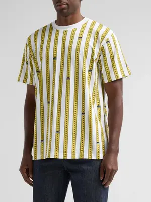 Moschino Striped Tape Measure T-shirt