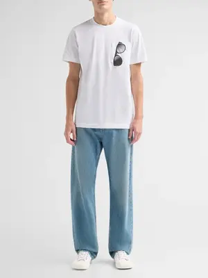 Moschino Trompe L'oeil Cotton Jersey T-shirt