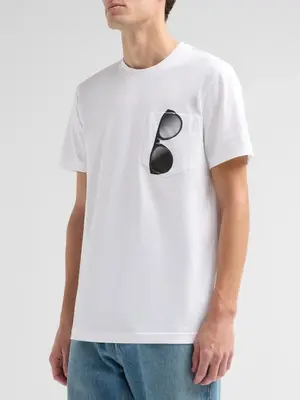 Moschino Trompe L'oeil Cotton Jersey T-shirt
