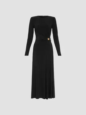 Ramy Brook Piper Velvet Wrap Gown - Black
