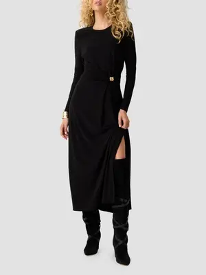 Ramy Brook Piper Velvet Wrap Gown