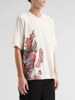 ADIDAS Y-3 Y-3 X Adidas Gfx Graphic Cotton T-shirt