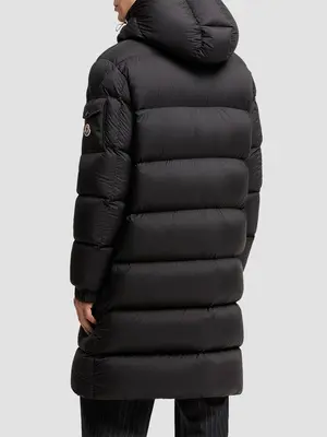 Moncler Hanoverian Hooded Long Down Jacket