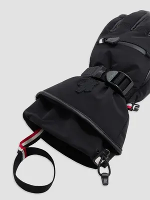 Moncler Padded Gloves - Black
