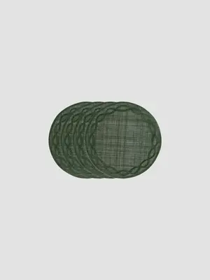 JULISKA Tuileries Garden 4-piece Placemat Set - Basil