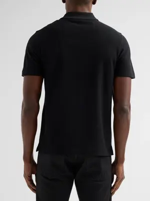 LANVIN Classic Leopard Polo Shirt