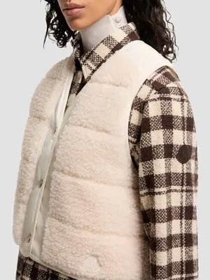 Moncler Fluffy Teddy Padded Gilet