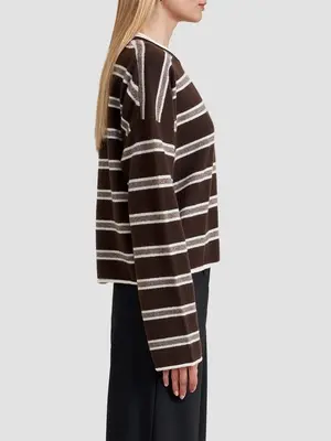 LA LIGNE Striped Dominick Sweater
