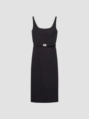 Prada Stretch Technical Fabric Dress - Black