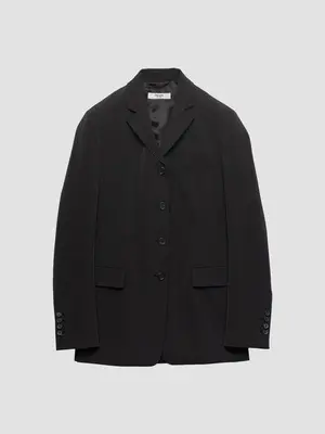 Prada Single-breasted Techno Stretch Jacket