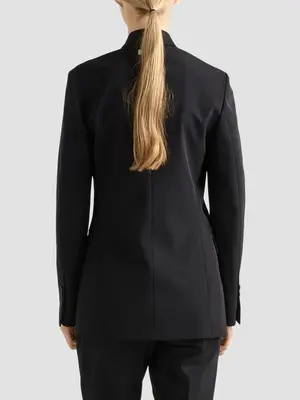 Prada Single-breasted Techno Stretch Jacket
