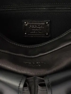 Prada Route Leather Shoulder Bag
