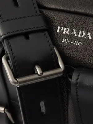 Prada Route Leather Shoulder Bag