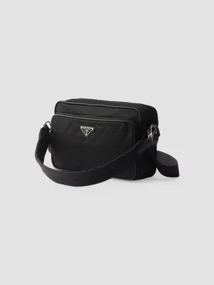 Prada Re-nylon And Leather Shoulder Bag