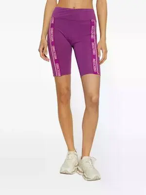 Moschino Logo-tape Cycling Shorts