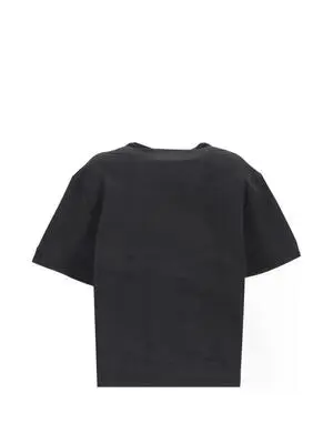 OPTIMISTIC RUNNERS Logo-print Ribbed T-shirt