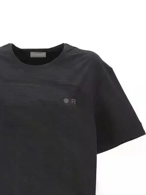 OPTIMISTIC RUNNERS Logo-print Ribbed T-shirt