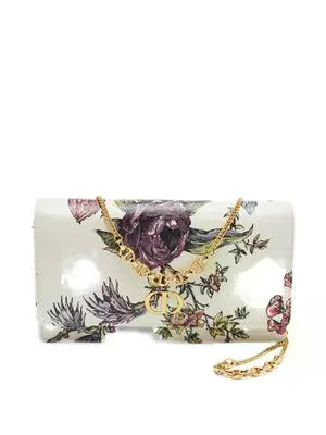 Dior 2022 Caro Floral-print Wallet - Neutrals