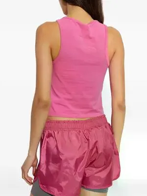 Moschino Teddy Bear Stretch Cotton Jersey Top - Pink