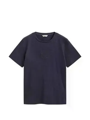 Gant Logo-embroidered T-shirt - Blue